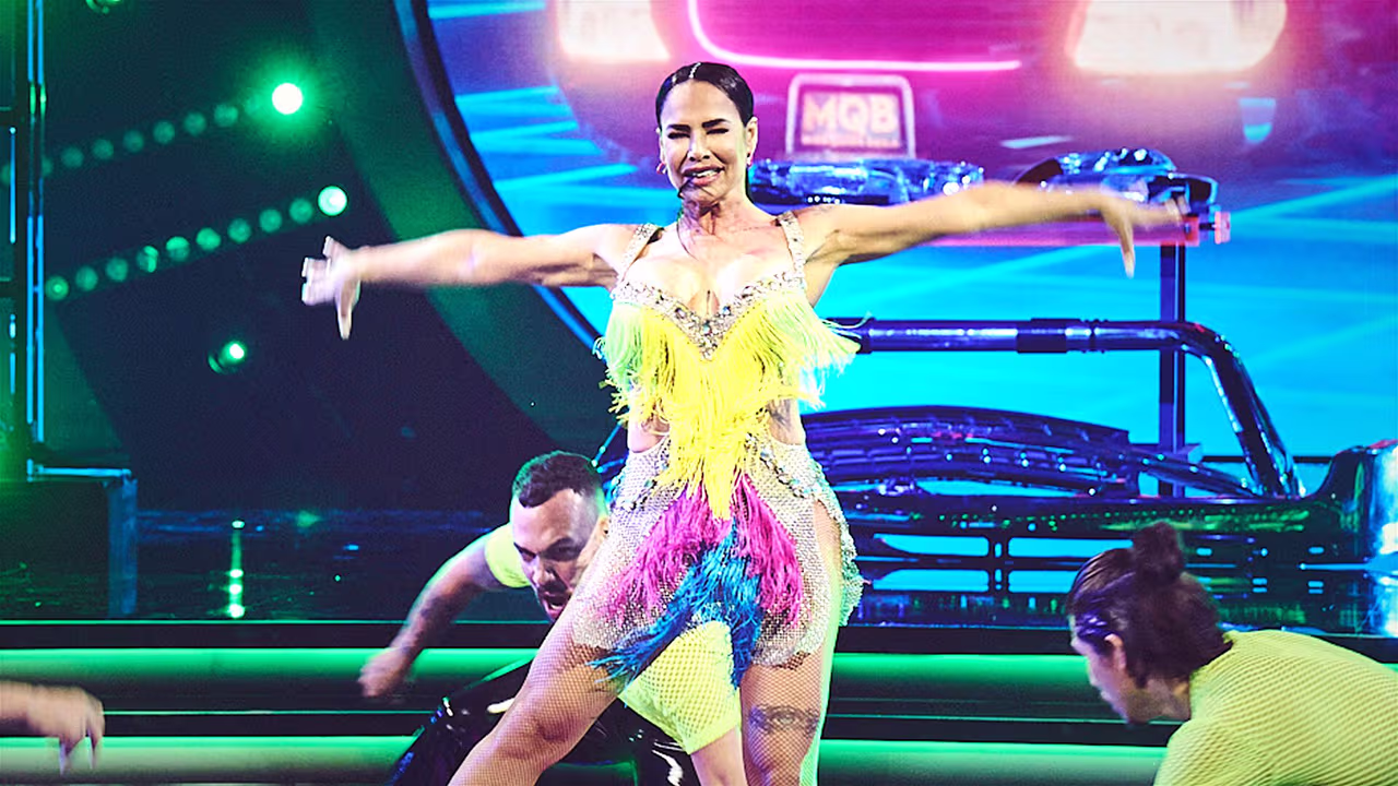 Los nervios traicionaron a Lis Vega en su rutina de baile en Mira Quién ...