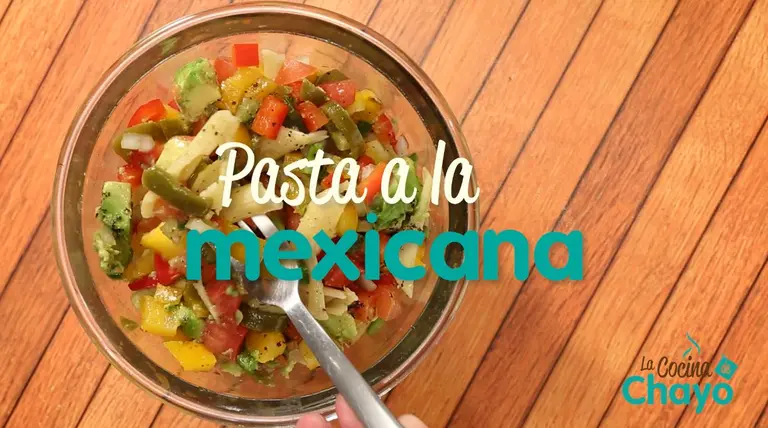 Receta Pasta a la mexicana La cocina de Chayo | Las Estrellas Home ...